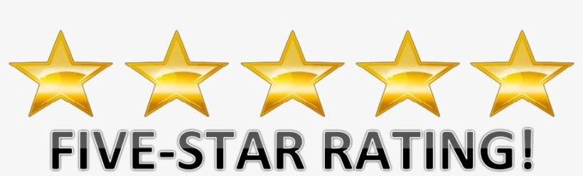 Five Star Rating Banner - Five Star Book Rating PNG Image | Transparent ...