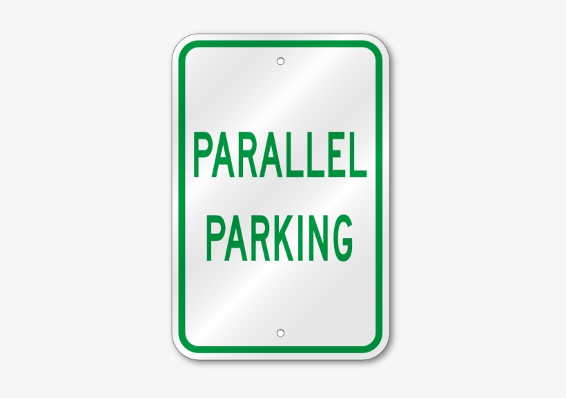 Download Parallel Parking Sign - Truck Parking Only Sign | Transparent ...