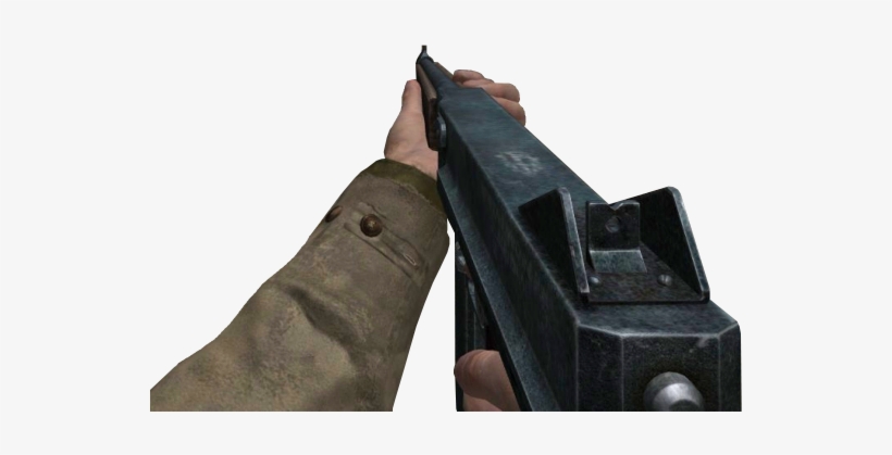 Thompson Cod2 - Call Of Duty 2 PNG Image | Transparent PNG Free ...