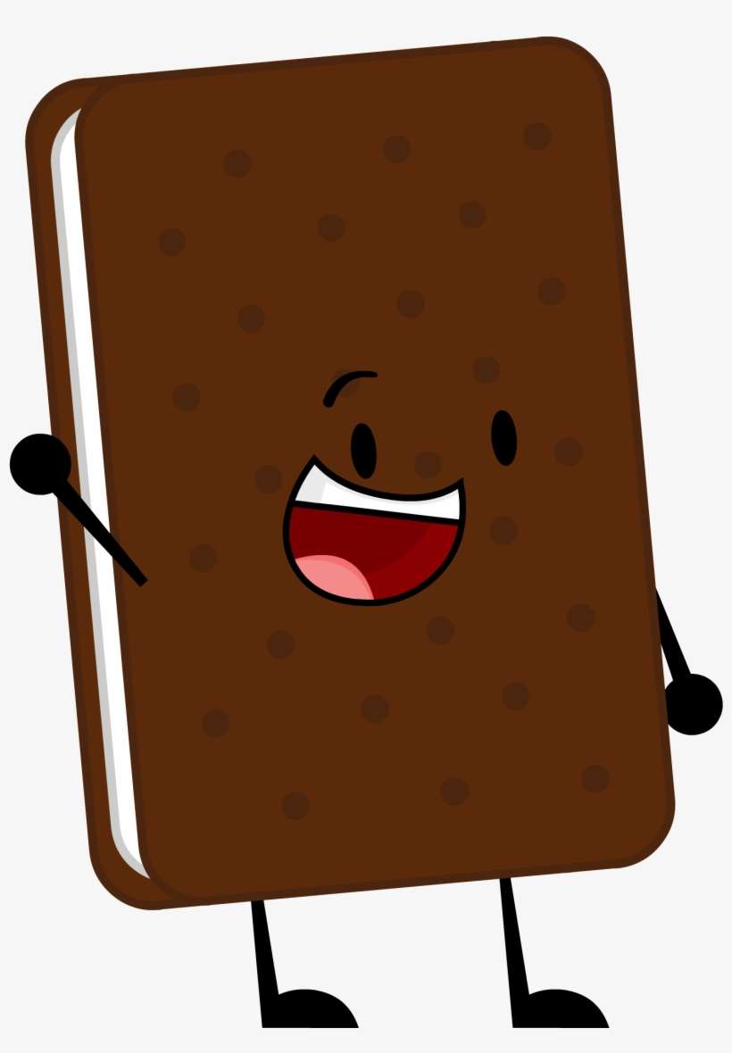 Sandwich Clipart Bfdi - Ice Cream Sandwich Cartoon PNG Image ...