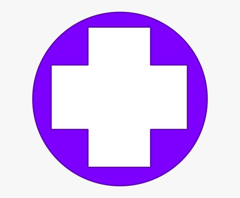 Purple Cross Clip Art At Clker - Purple Red Cross PNG Image ...