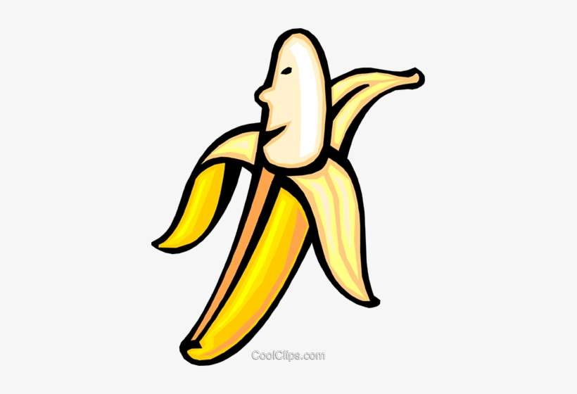 Banano, Plátano De Dibujos Animados Libres De Derechos - Cartoon Banana ...