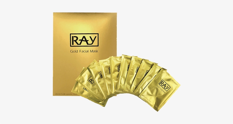 Ray Thailand Facial Silk Mask Moisturizing Gold Box - Facial PNG Image ...