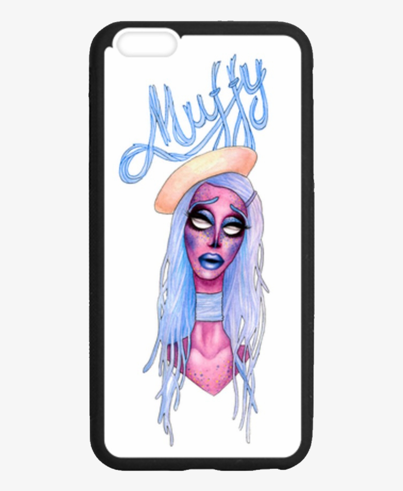 Muffy Illustration Iphone Custom Case - Iphone PNG Image | Transparent ...