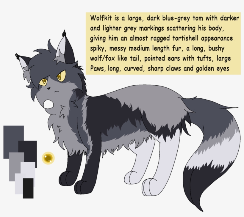 Wolfkit By Violetninetales-db4in60 - Warrior Cats Violet Ninetails PNG ...
