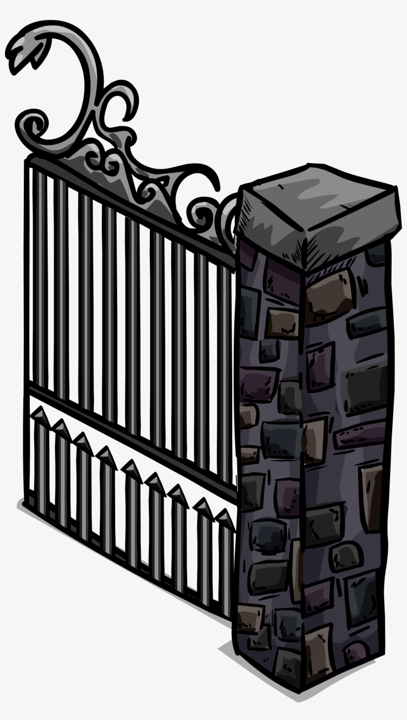 Iron Gate Sprite 007 - Club Penguin Iron Gate PNG Image | Transparent ...