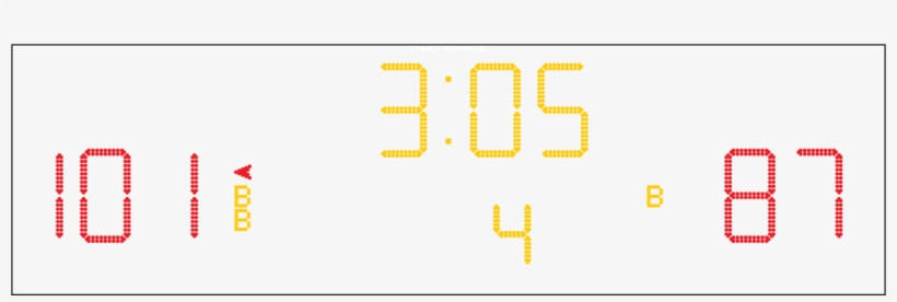Choose Scoreboard Colors - Number PNG Image | Transparent PNG Free ...