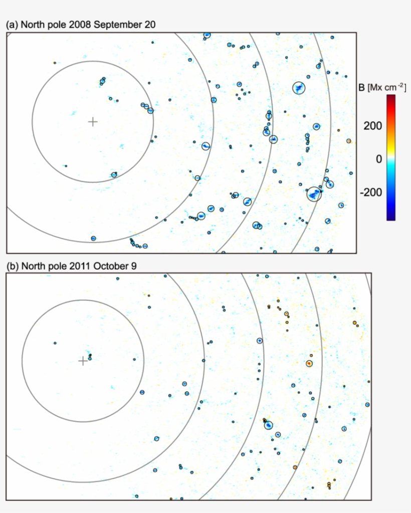Maps Of Signed Magnetic Flux Of The Magnetic Field - Magnetic Field PNG ...