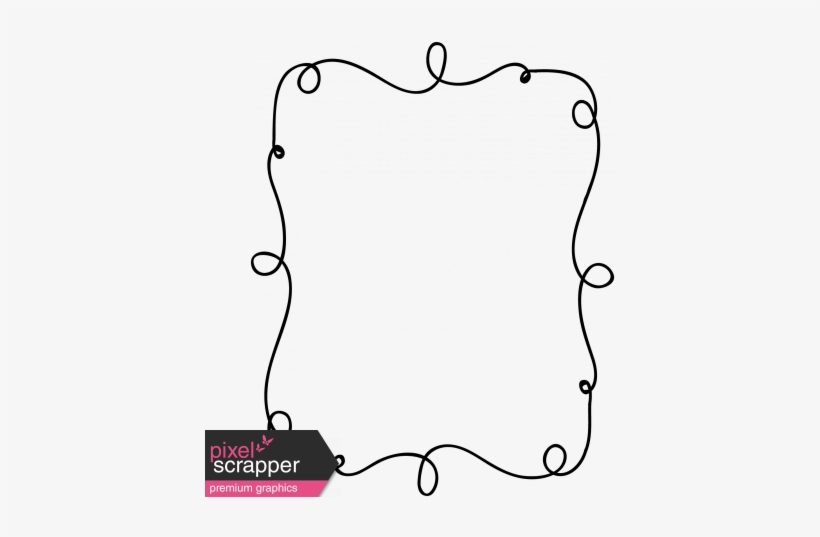 Frame Doodle Template - Digital Scrapbooking PNG Image | Transparent ...