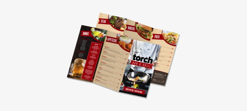 Restaurant Menus - Custom Restaurant Menu Printing PNG Image ...
