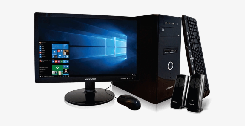 Computadora Pcbox Combo Pc Intel Celeron 4gb 1tb Monitor - Pc En Hd Png ...