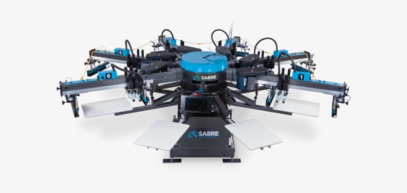 Sabre Automatic Screen Printing Press - Workhorse Sabre PNG Image ...