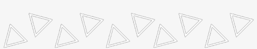 Download White Triangle Triangles Whitetriangle Underline - Triangle ...