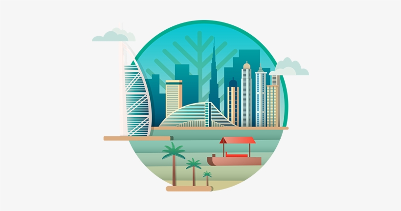 Dubai - Dubai Flat Icon PNG Image | Transparent PNG Free Download on ...