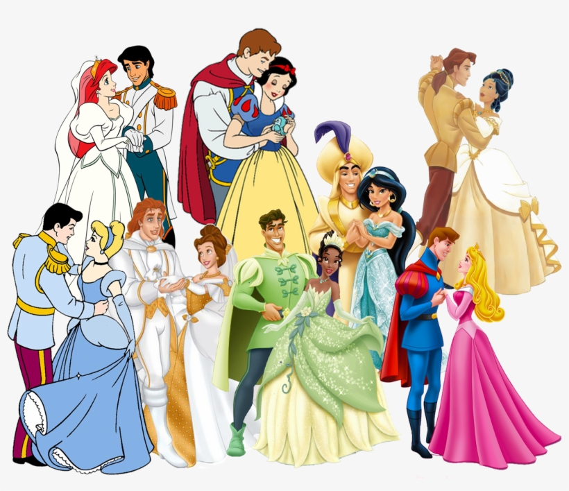 Todas As Princesas E Principes Da Disney