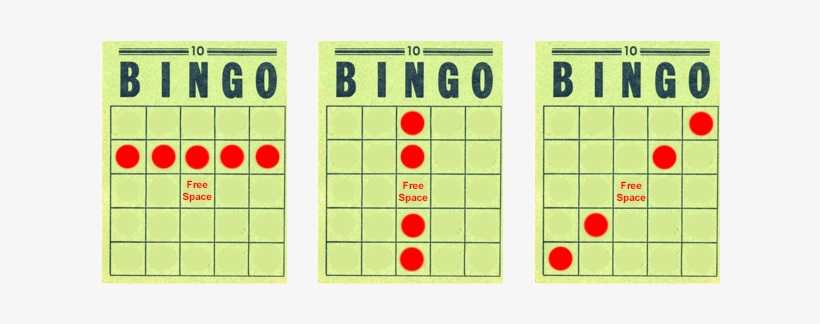 Library Card - Bingo In A Row PNG Image | Transparent PNG Free Download ...