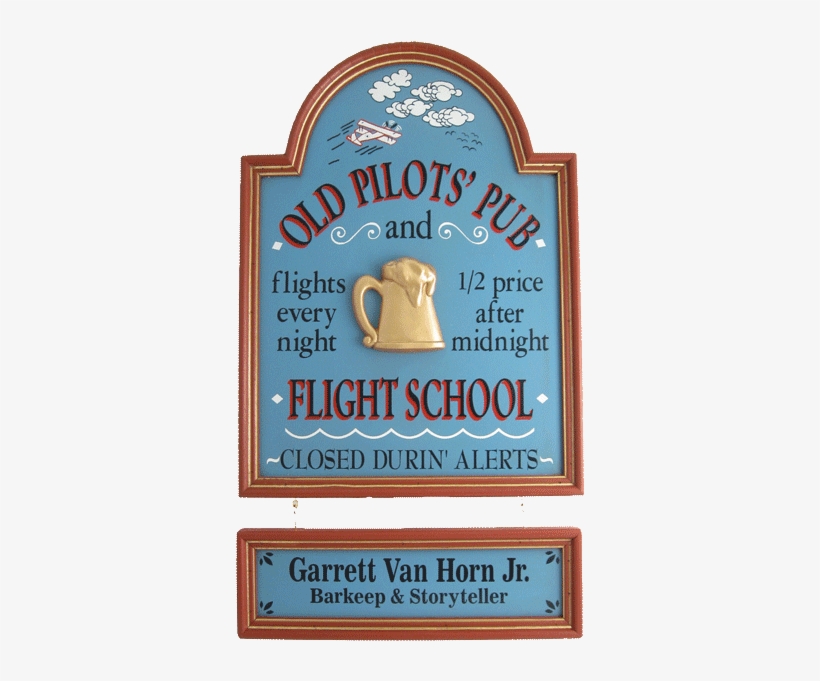 Old Pilot's Pub Sign - Bar PNG Image | Transparent PNG Free Download on ...