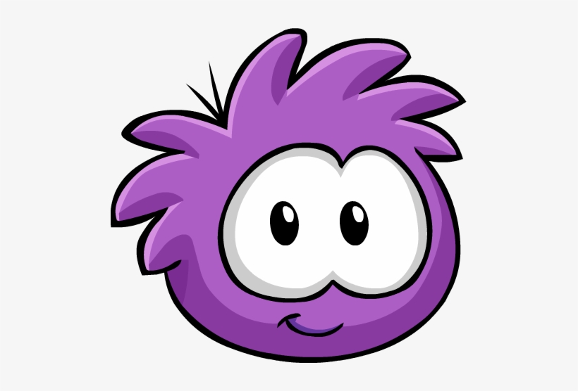 Club Penguin Purple Happy Puffles PNG Image | Transparent PNG Free ...