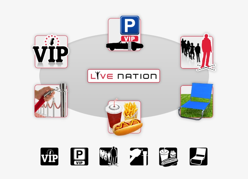 Download Online & Ticket Icons - Live Nation | Transparent PNG Download ...