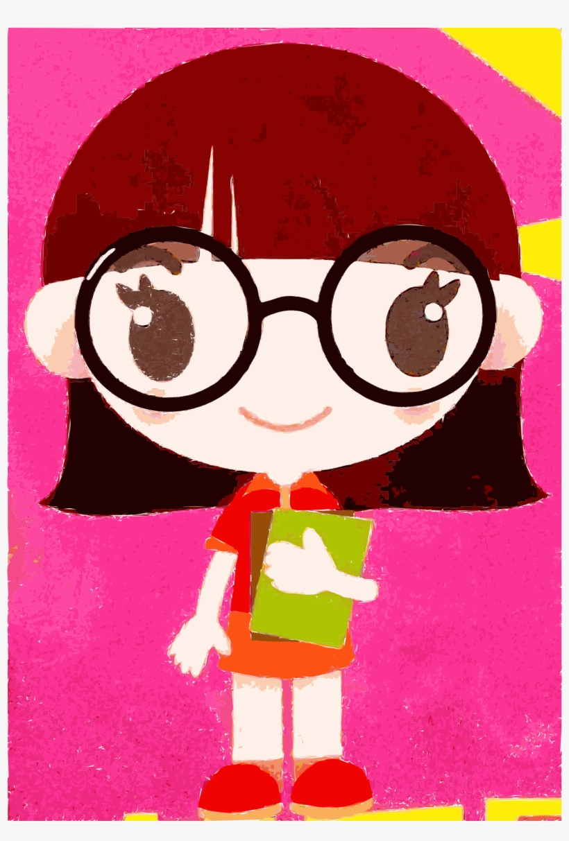 Download Clipart - Nerd Girl Clipart | Transparent PNG Download | SeekPNG