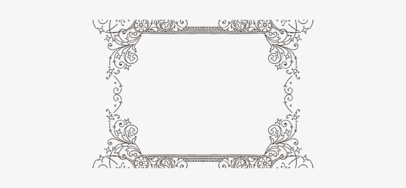 Simple Vintage Frame Border - Life Of God In The Soul PNG Image ...