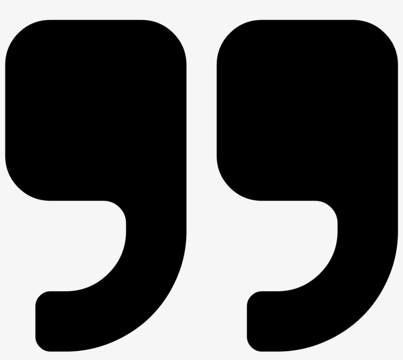 Open - Quotation Marks Font Awesome PNG Image | Transparent PNG Free ...