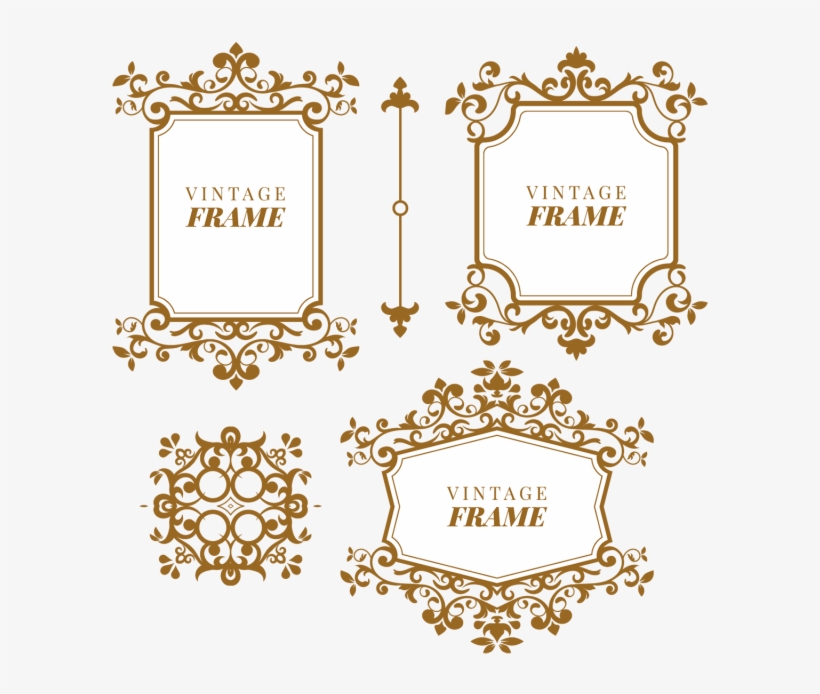 Floral Elements For Design Of Monograms Invitation, - Monogram Png PNG ...