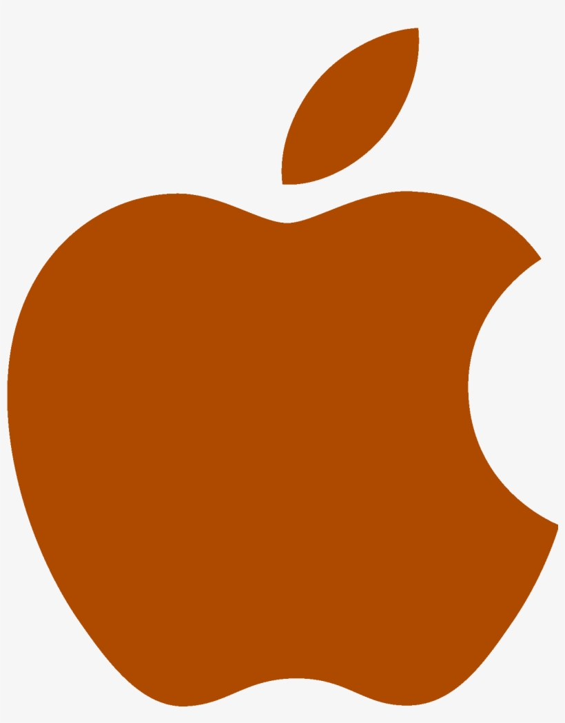 Download Apple - Apple Logo Brown Png | Transparent PNG Download | SeekPNG