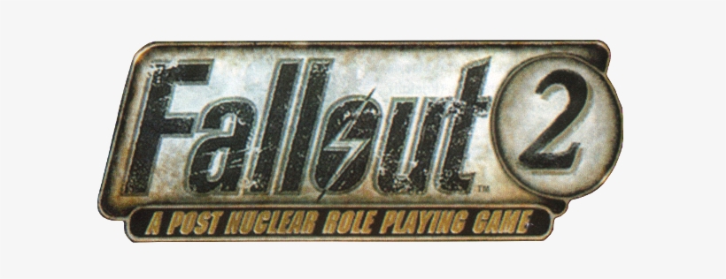 We Have This Logo Version From Some Very Old Magazine - Fallout 2 Logo ...