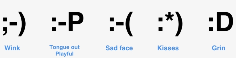 Download Basic Emoticons - D Text Face | Transparent PNG Download | SeekPNG