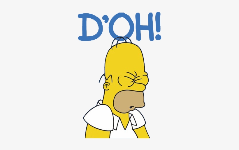Download Homersimpson-doh1 - Homer D Oh Transparent | Transparent PNG ...
