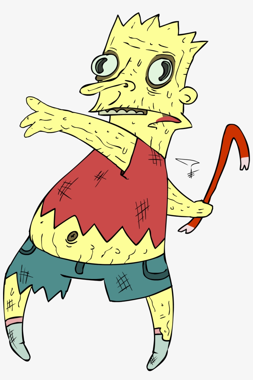 Simpsons Drawing Zombie - Clip Art PNG Image | Transparent PNG Free ...