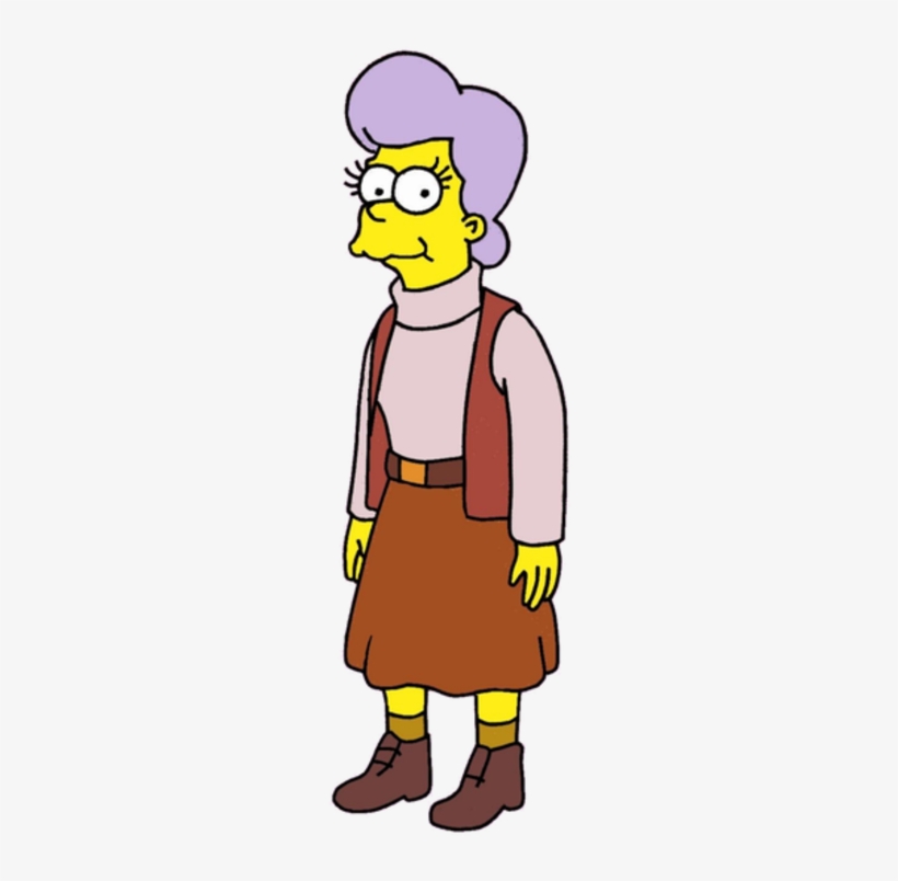 Mona Simpson - Mona Simpson The Simpsons PNG Image | Transparent PNG Free Download on SeekPNG