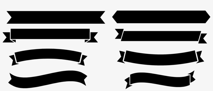Download Black Banner Png Free Download - Ribbon Banner Banner Png ...