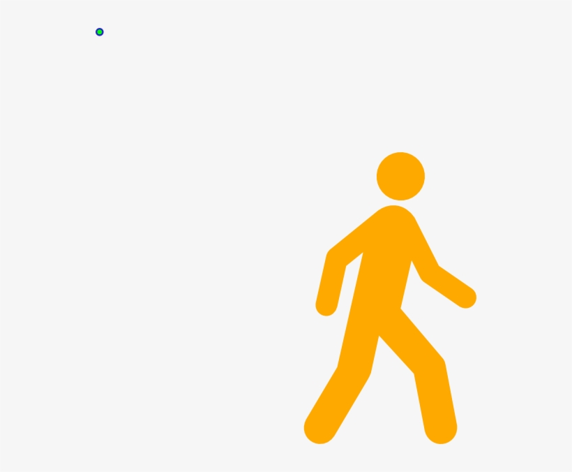Download How To Set Use Yellow Walking Man Clipart | Transparent PNG ...
