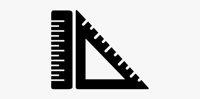 Ruler And Square Measuring Tools Vector - Escuadras Png PNG Image ...