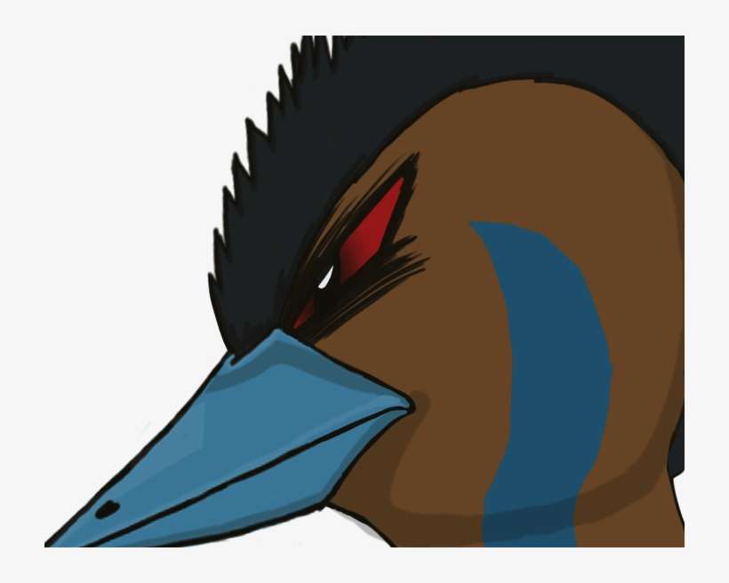 Download The Angry Emu Head - Woodpecker | Transparent PNG Download ...