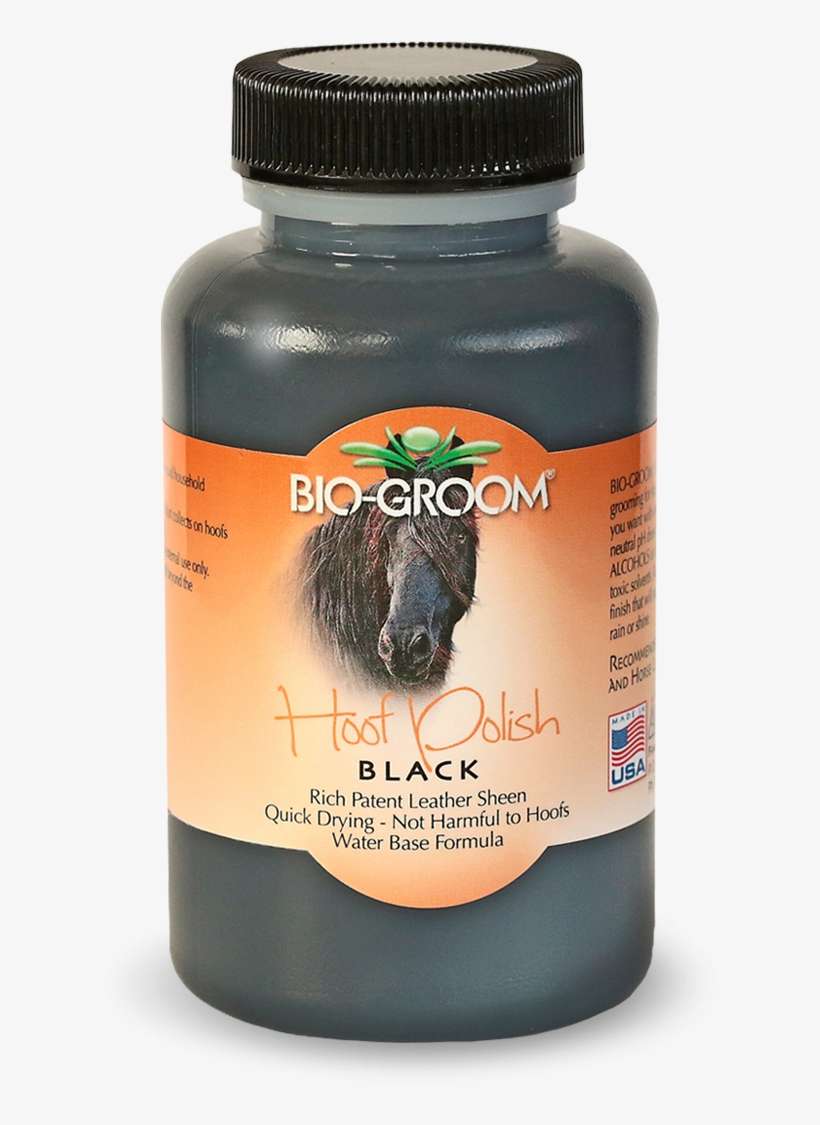 Hoof Polish Black™ - Bio-groom Hoof Polish - 6.5 Oz: Black PNG Image ...