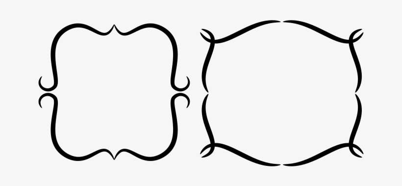 Vintage Frame - Line Art PNG Image | Transparent PNG Free Download on ...