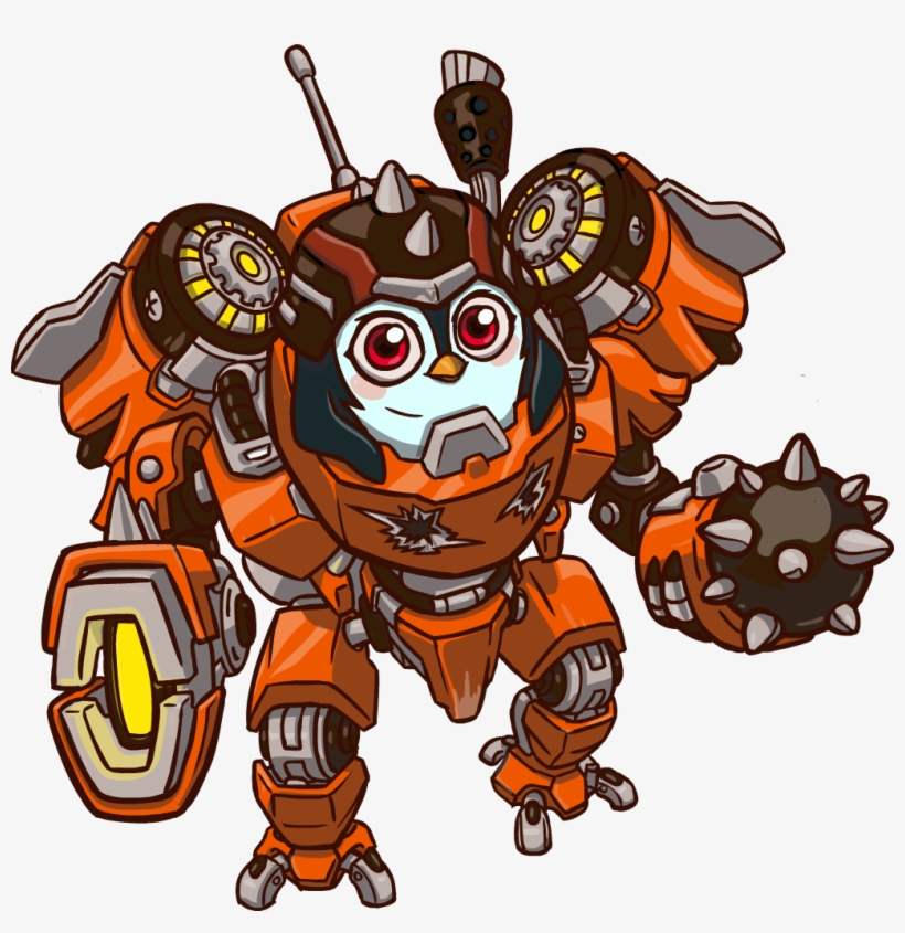 Mediai Prefer The Original Cute Animal In A Mech Suit - Cartoon PNG ...
