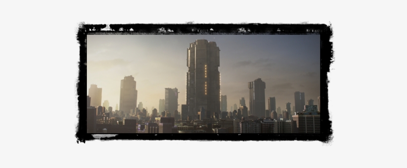 Futuristic Tower Block - Mega City One Peach Trees Judge Dredd 2012 ...