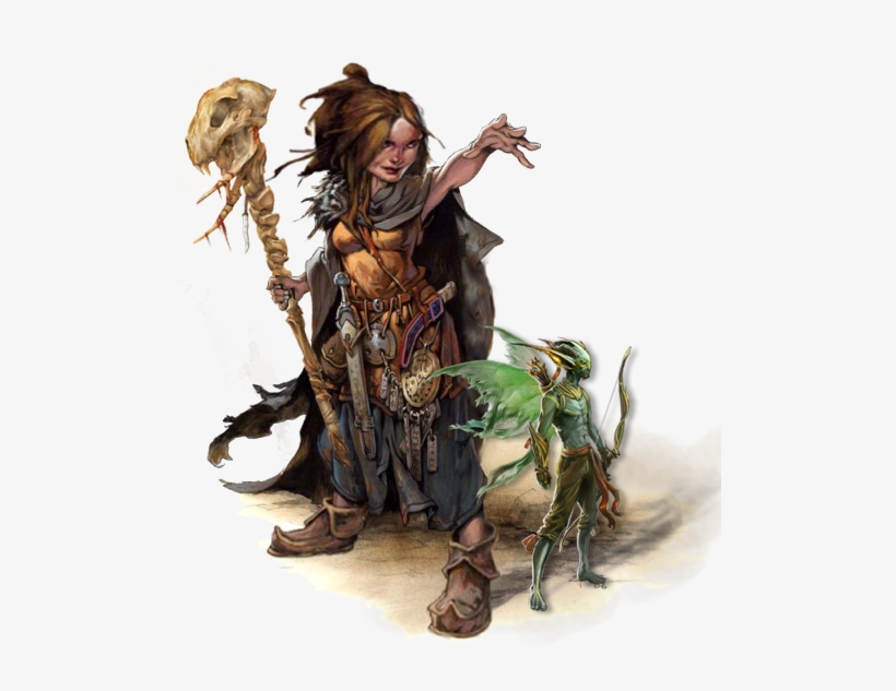 Download Halfling Warlock And Her Imp - Female Halfling Wizard ...
