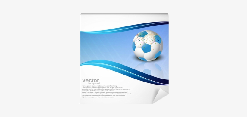 Vector Illustration Is A Abstract Football Colorful - Soccer Ball PNG ...