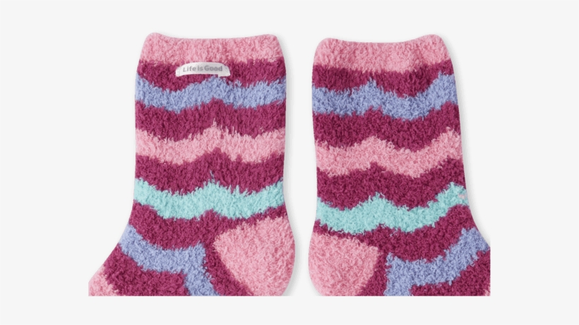 Wave Pattern Snuggle Socks - Sock PNG Image | Transparent PNG Free ...