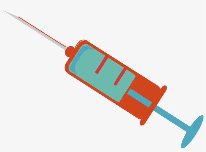 Download Syringe Clipart Material - Red Syringe Vector Png ...
