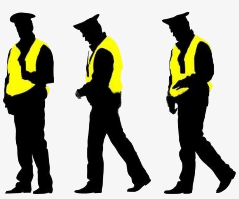 Off Duty Employment - British Police Silhouette PNG Image | Transparent ...