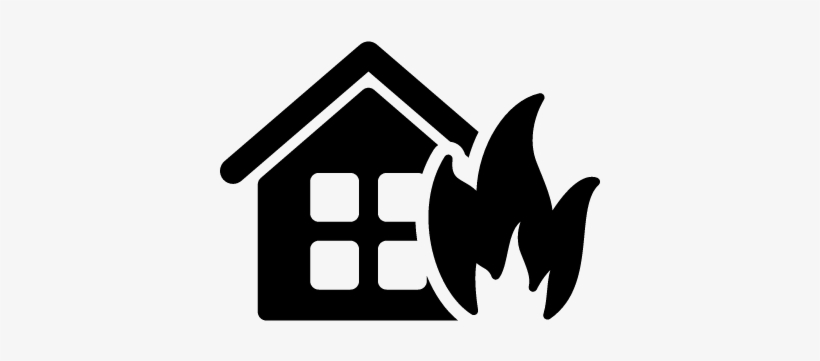 Burning Home Vector - Burning House Icon Png PNG Image | Transparent ...