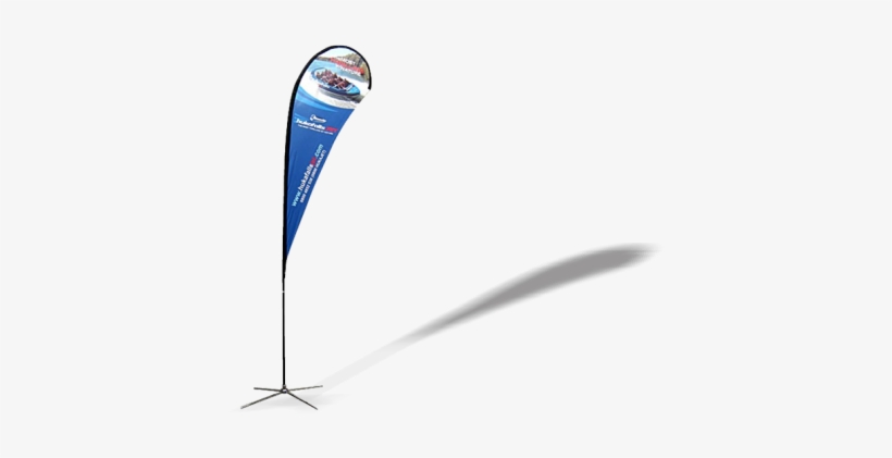 5' Tear Drop Banner - Large Teardrop Flag Single-sided Graphic Only PNG Image | Transparent PNG ...