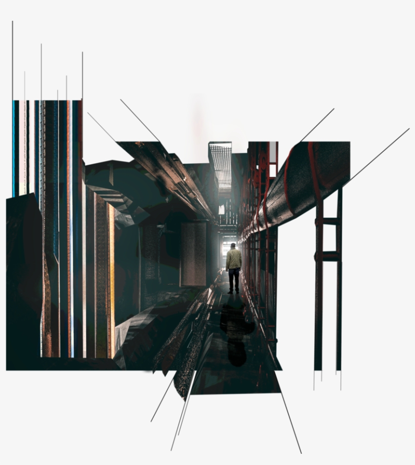 Download West Hallway Perspective Render Lines' | Transparent PNG ...