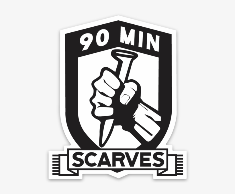 High Quality Die-cut 90min Scarves Crest Logo Decal PNG Image ...